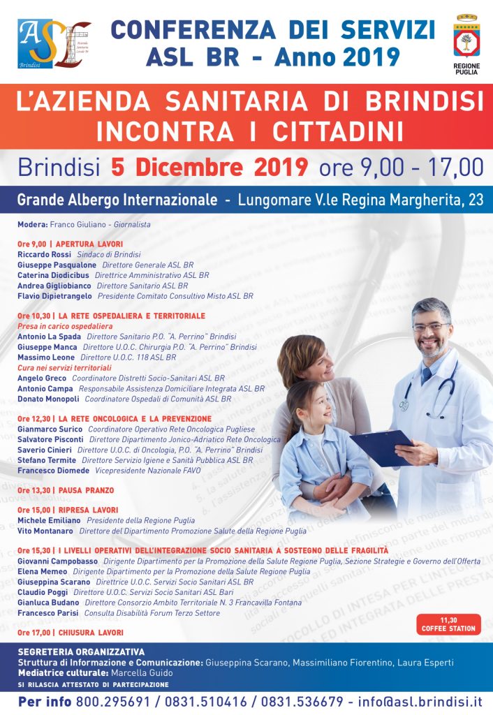 ASL BRINDISI INCONTRA I CITTADINI
