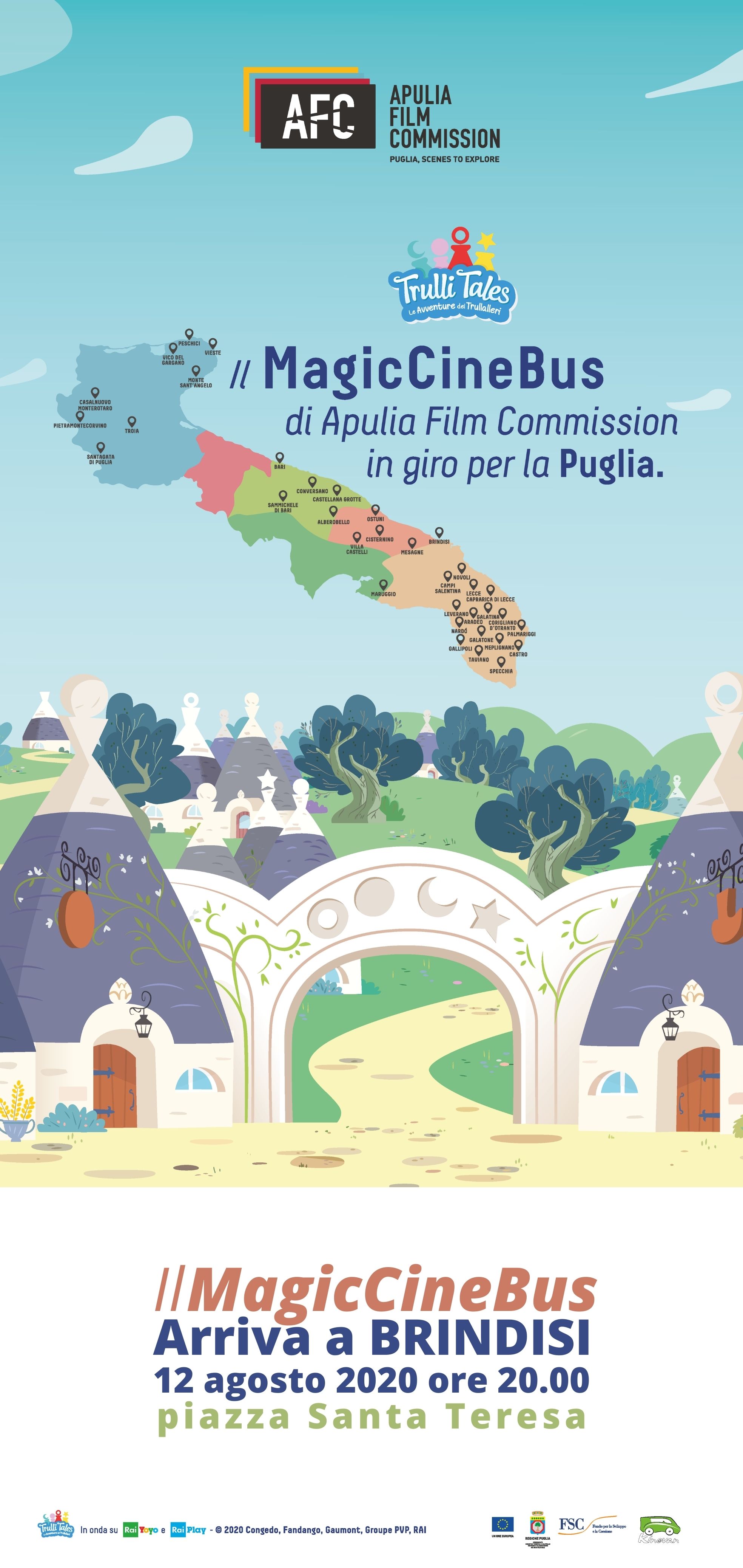 Il "MAGIC CINE BUS" DI APULIA FILM COMMISSION ARRIVA NELLE PIAZZE DI ...