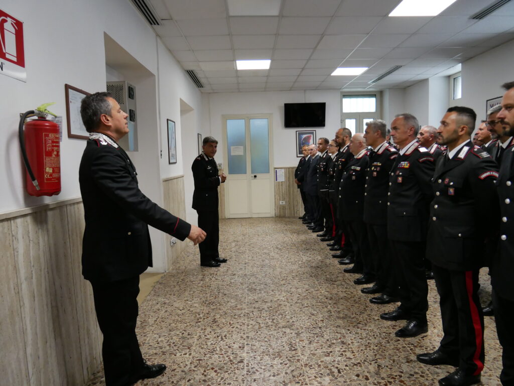 Visita del Comandante della Legione Carabinieri “Puglia”, Generale di ...