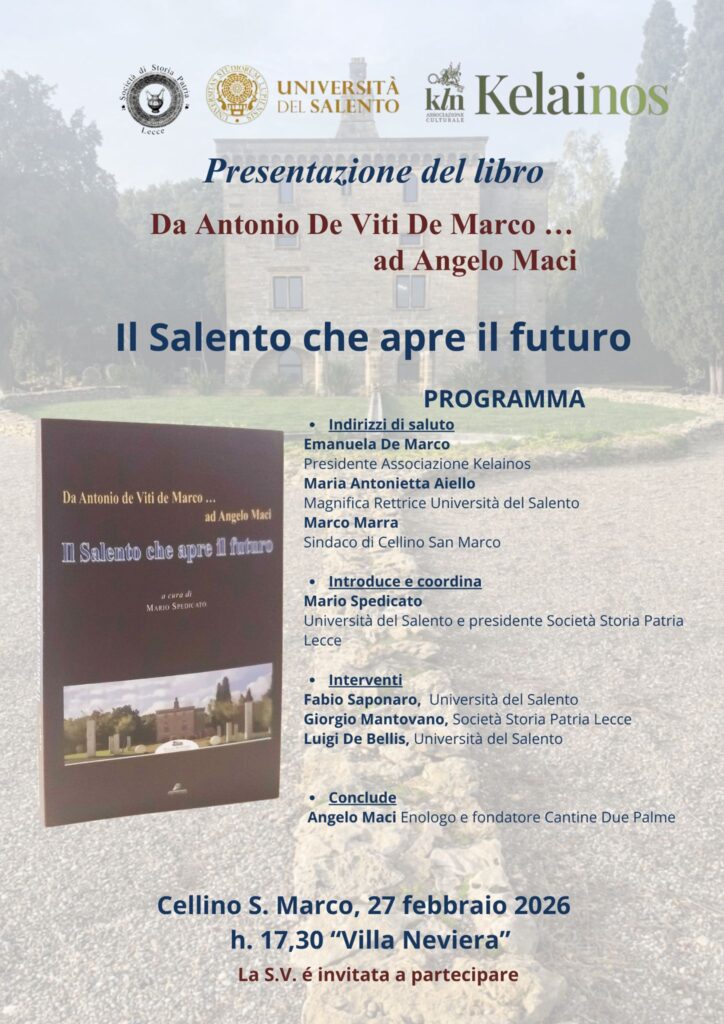 Il Salento che apre il futuro - Da Antonio De Viti de Marco ad Angelo Maci