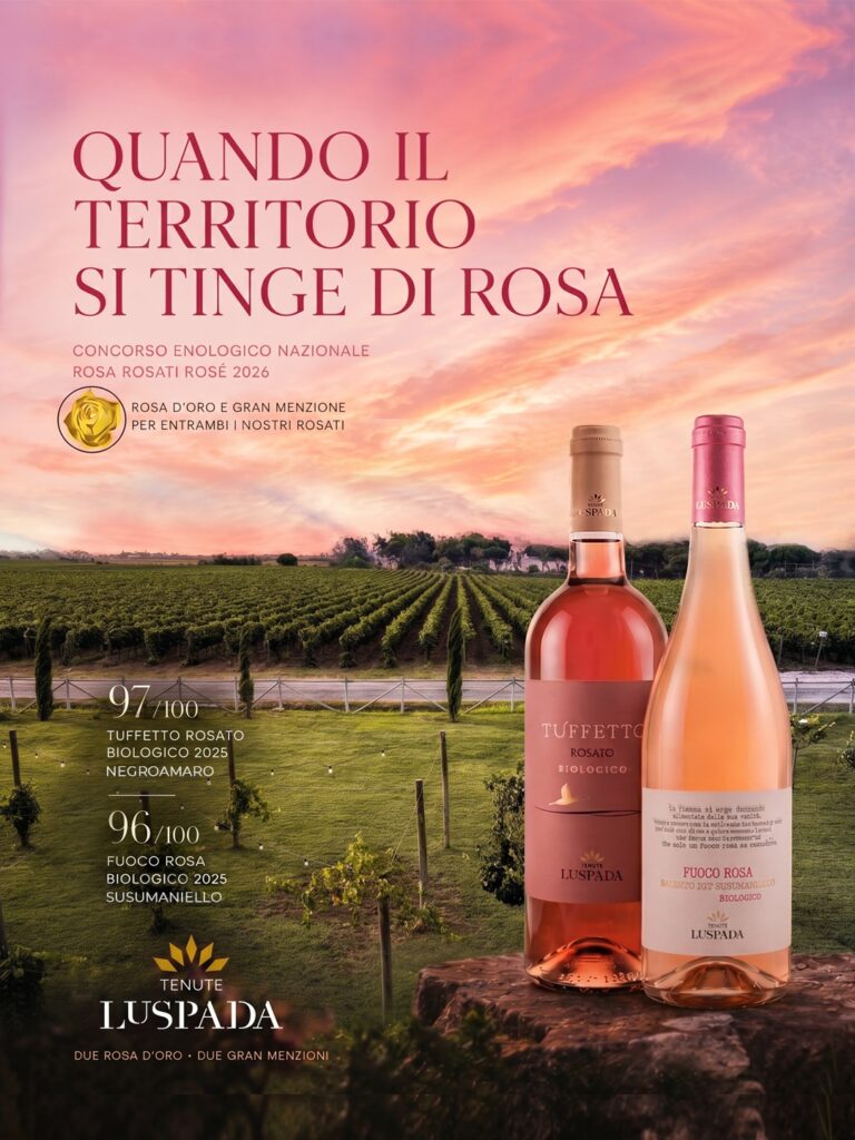 Rosa d'oro e gran menzione per i rosati di Tenute Lu Spada